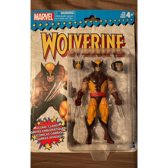 Hasbro | Toys | Marvel Legends Retro Wolverine Brown Suit 6 Action ...